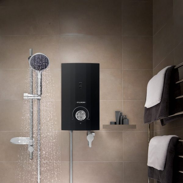 FUJIOH INSTANT WATER HEATER W/DC PUMP FZ-WH5033D-BK BLACK - PassionAir