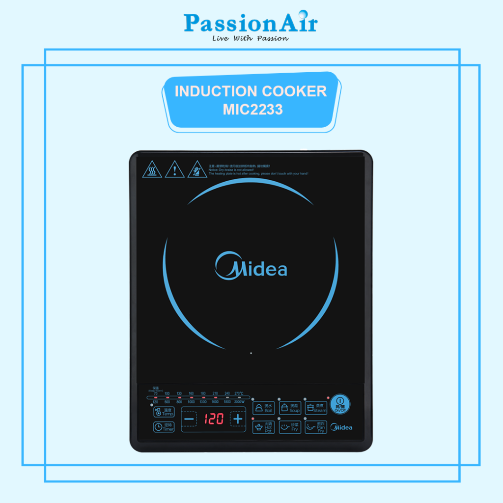 MIDEA 2000W INDUCTION COOKER MIC2233 - PassionAir