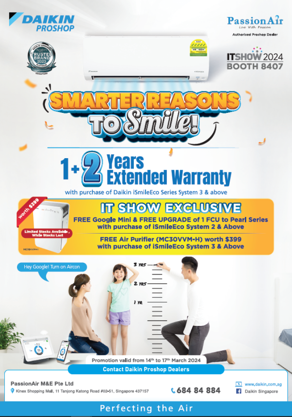 IT Show 2024 – Daikin Aircon Promotion - PassionAir