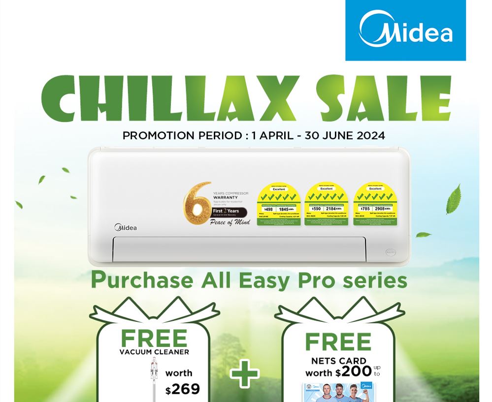 Midea Aircon Chillax Sale - PassionAir