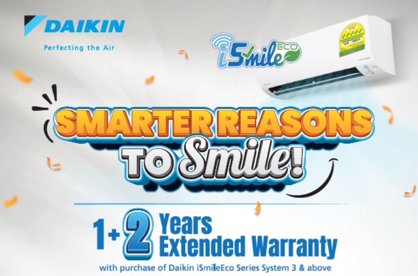 Daikin Smarter Reasons to Smile Hot Season 2024 Aircon Promotion ...