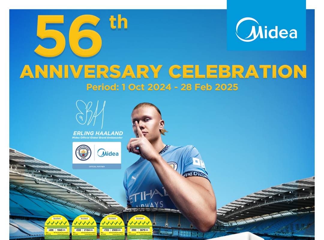 Celebrate Midea 56th Anniversary Celebration with the All Easy Pro Aircon Promotion - PassionAir